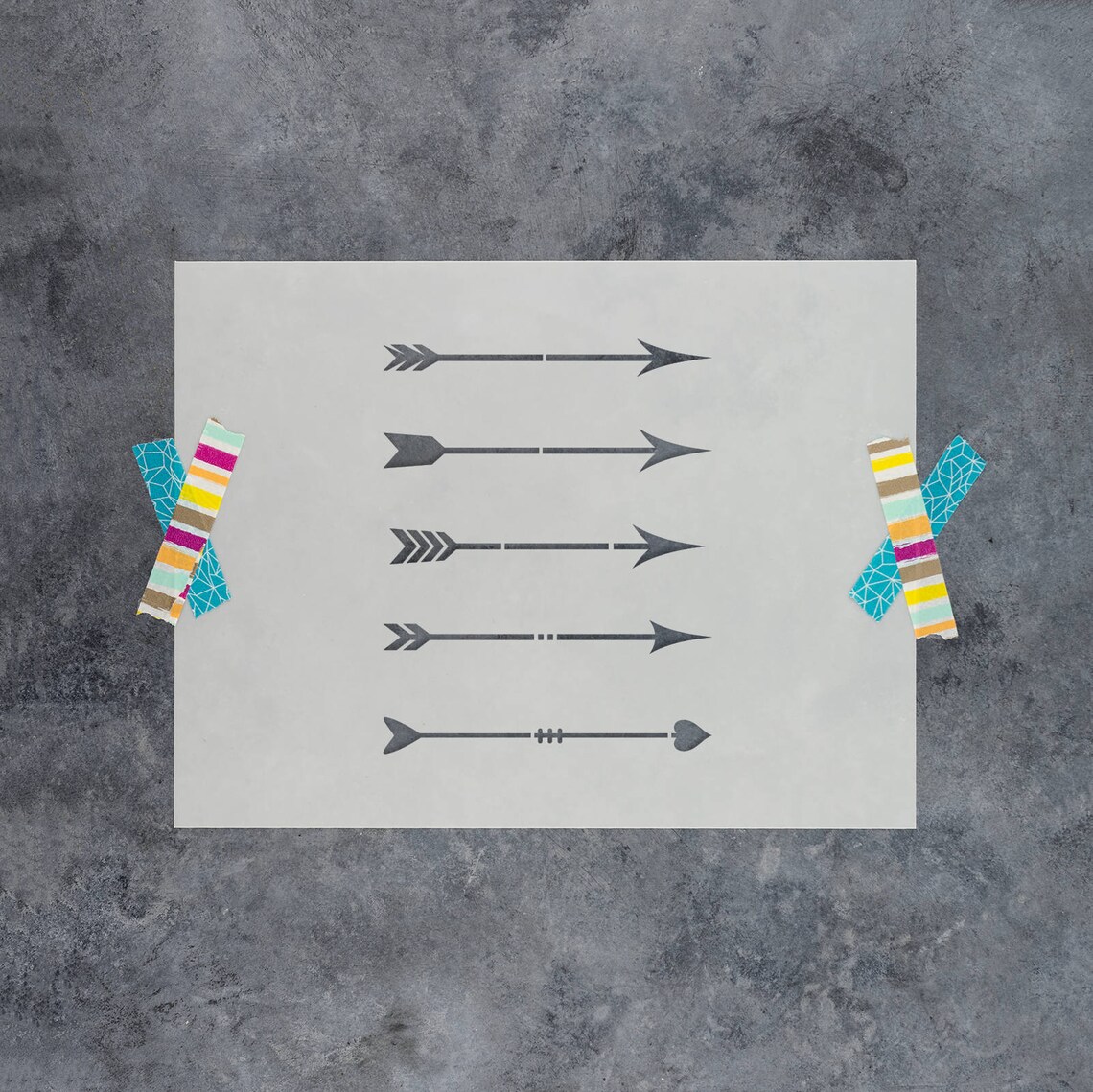 Arrows Stencil - Arrow Stencil, Arrow Stencils, Stencil Arrow, Arrow ...