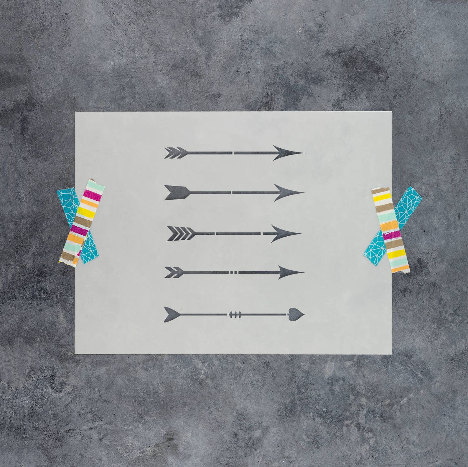 Arrows Stencil - Arrow Stencil, Arrow Stencils, Stencil Arrow, Arrow ...