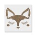 Fox Face Stencil - Reusable Stencils for Painting - Create DIY Fox Face ...