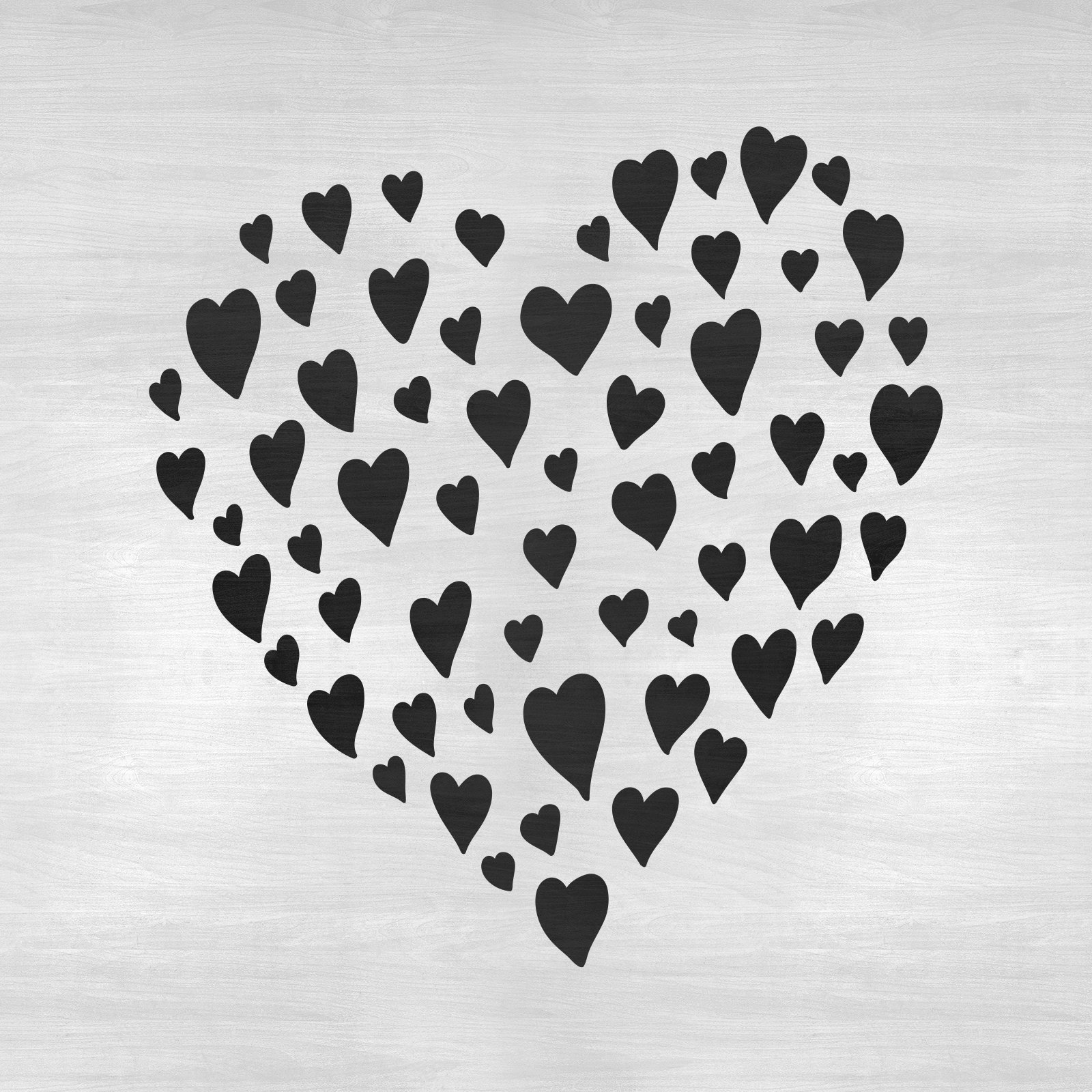 Heart of Hearts Love Valentine Stencil Durable & Reusable - Etsy