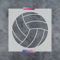 Volleyball Net/ball Stencil - Etsy