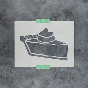 Pumpkin Pie Stencil - Reusable DIY Craft Stencils of Pumpkin Pie for ...