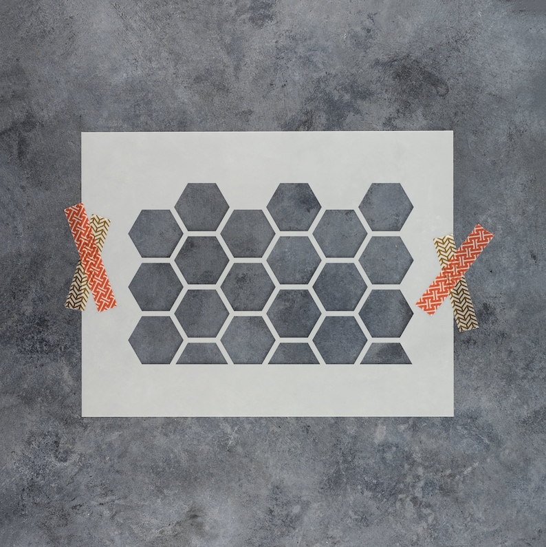 Honeycomb Stencil Highly Durable Large Reusable Wall Stencil - Etsy
