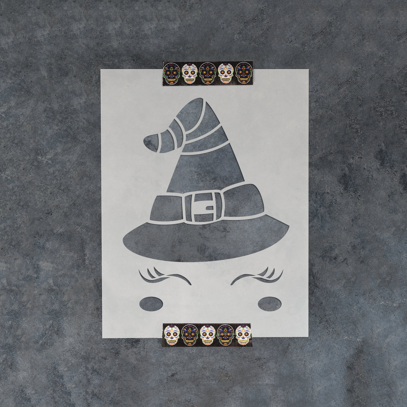 Witch Head Stencils