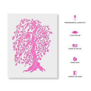 Willow Tree Stencil - Reusable Stencils for Painting - Willow Stencil ...