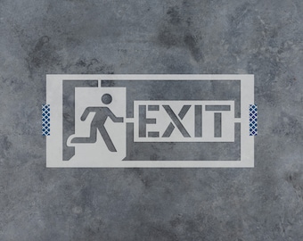 Exit Decal Sticker Business Sign Door Store Window Decal - Etsy