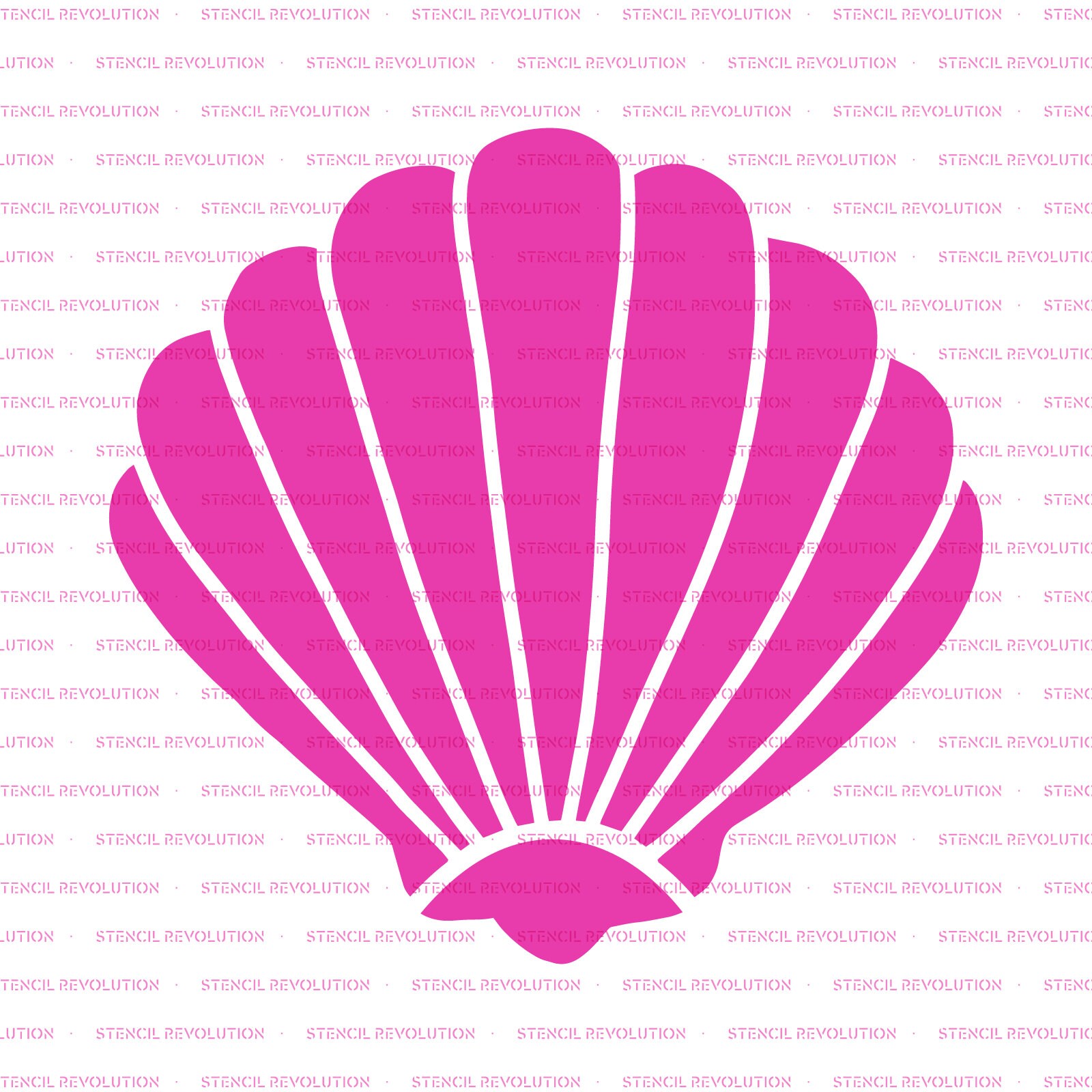 Mermaid Shell Stencil Mermaid Stencils for Painting Mermaid - Etsy