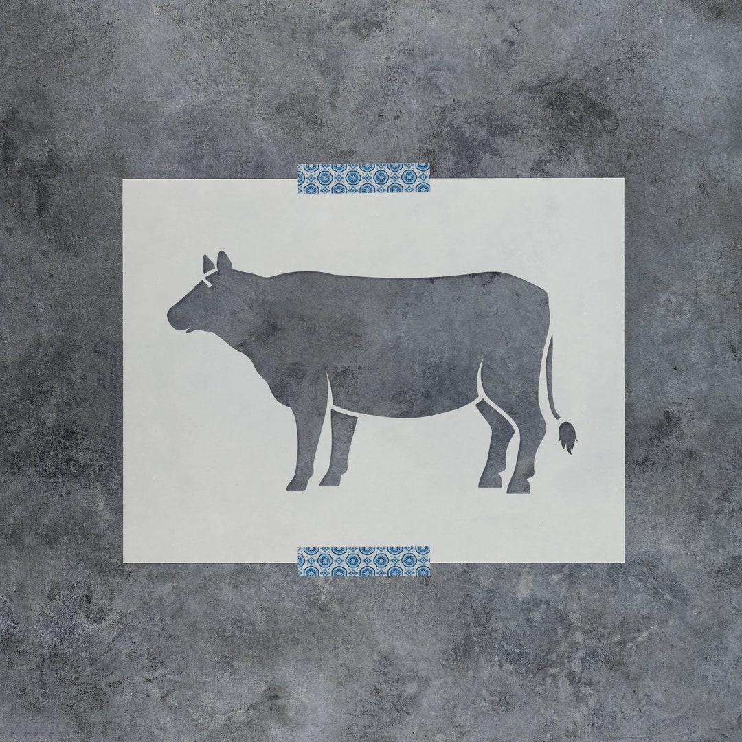 Cow Stencil - Reusable Cow Stencils, Large Cow Stencil, Cow Stencil ...