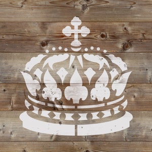 Queen Crown Stencil - Crown Stencil, Queen Stencil, Crown Stencils for ...