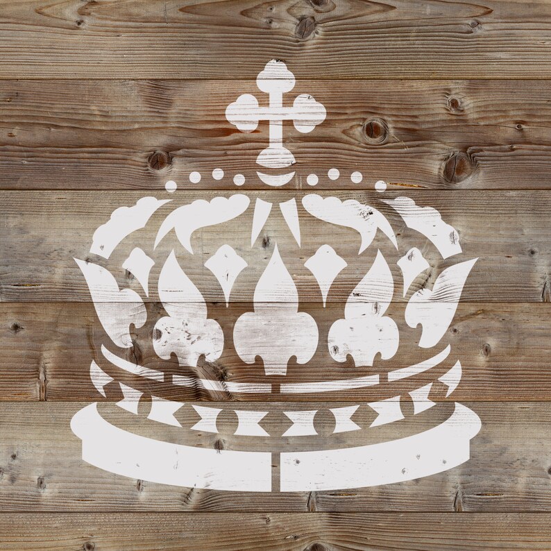 Queen Crown Stencil Crown Stencil Queen Stencil Crown - Etsy