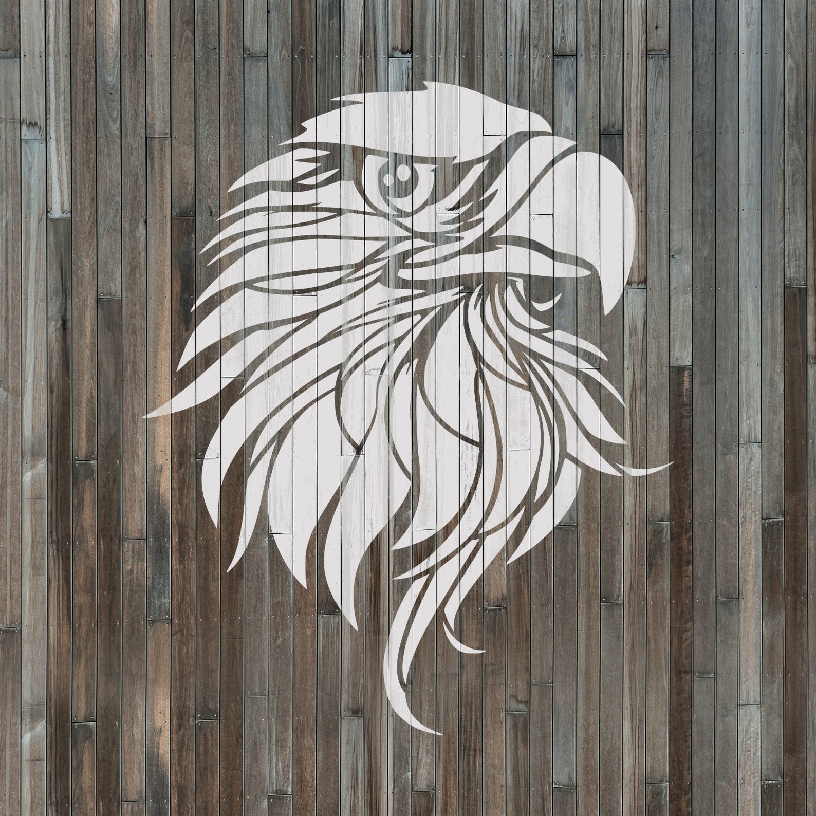 Eagle Head Stencil Reusable Stencils for Painting Create - Etsy
