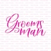 Groomsman Stencil - Reusable DIY Craft Wedding Stencils of a Groomsman ...
