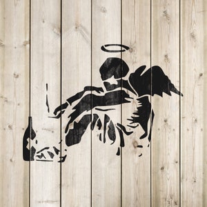 Fallen Angel Banksy Stencil - Banksy Art, Urban Stencil, Banksy Prints ...
