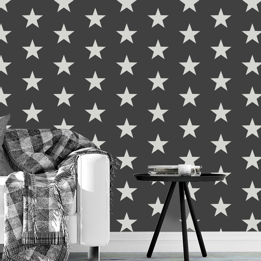Star Pattern Stencil - Kids Rooms Stencils, Stencils for Baby, Children ...