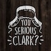 You Serious Clark Christmas Stencil Durable Reusable Stencils ...
