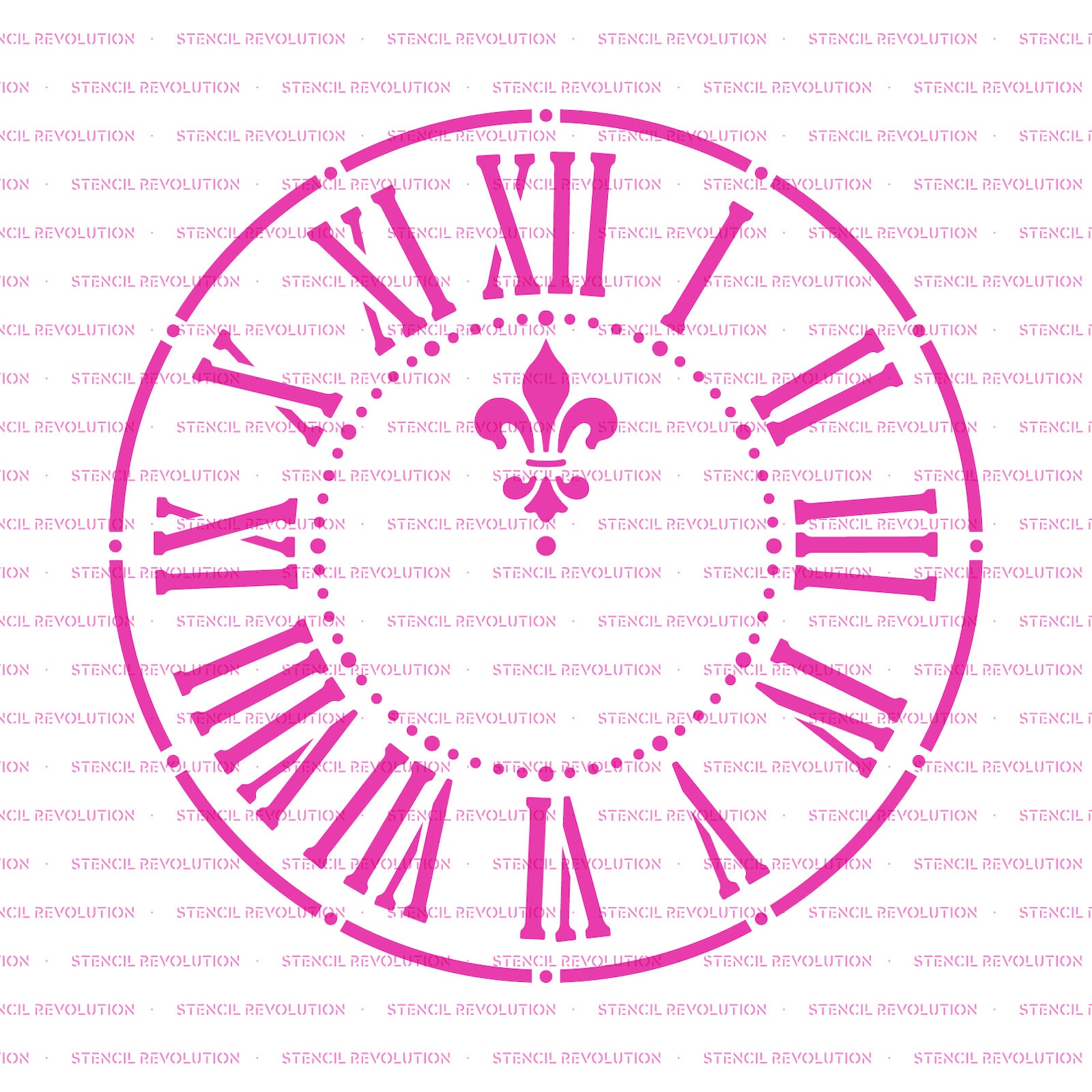 Clock Stencil - Reusable Clock Stencils, Large Clock Stencil, Clock ...