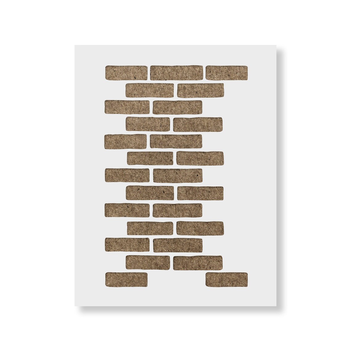 Brick Stencil Brick Stencils Wall Stencil Large Wall - Etsy