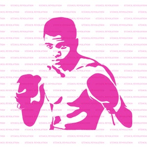 Muhammad Ali Stencil - Reusable Muhammad Ali Stencil, Stencil of ...