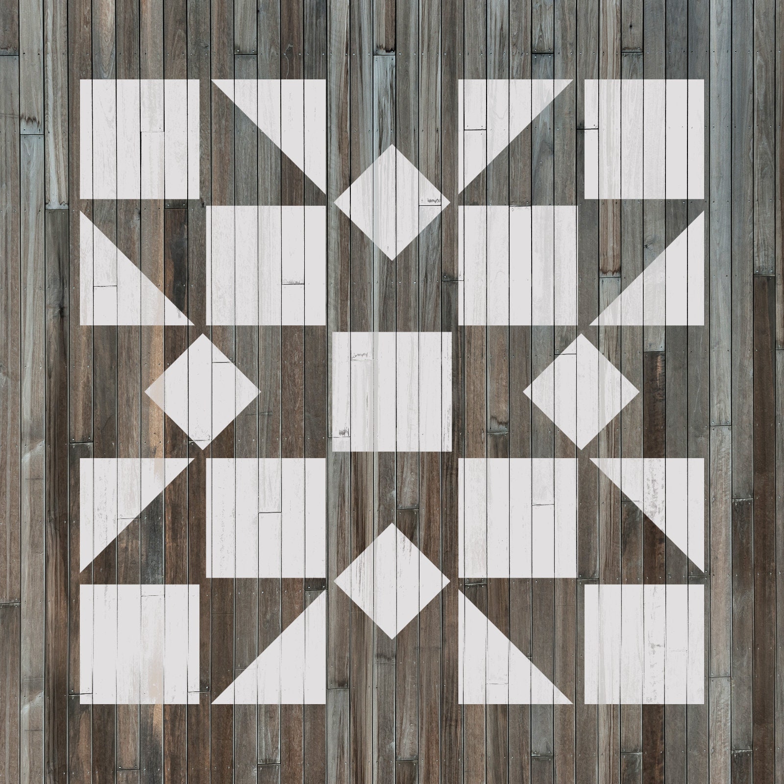 Kaleidoscope Quilt Block Stencil Reusable DIY Craft Stencils - Etsy