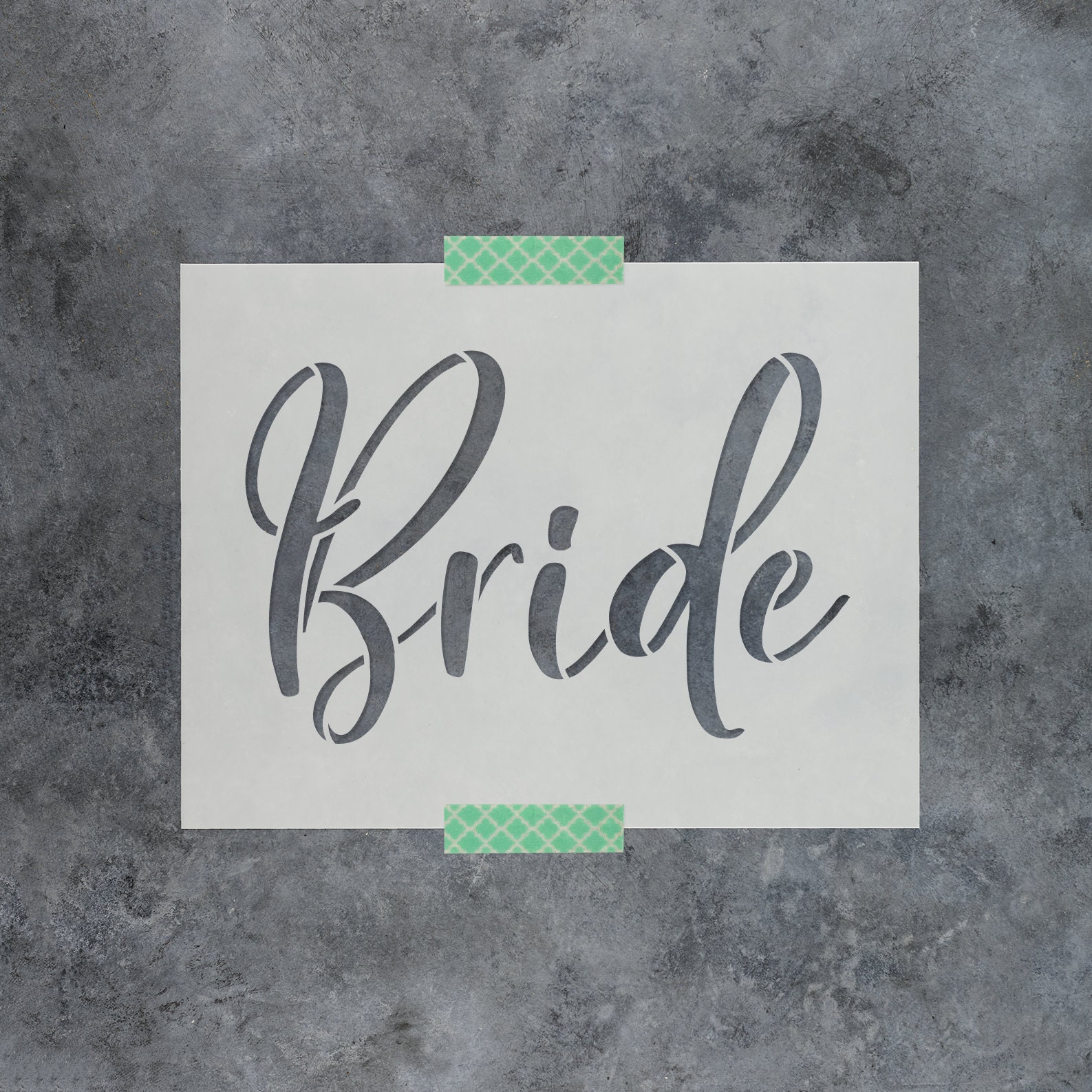 Bride Stencil for Wedding Crafts, Marriage Decorations, DIY Bride ...