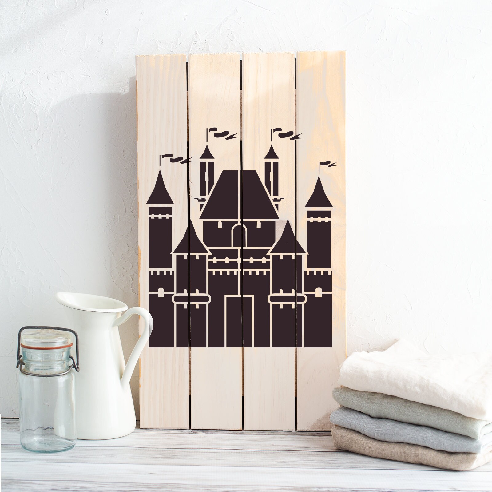 Magical Castle Stencil - Reusable Stencils for Painting - Create DIY ...