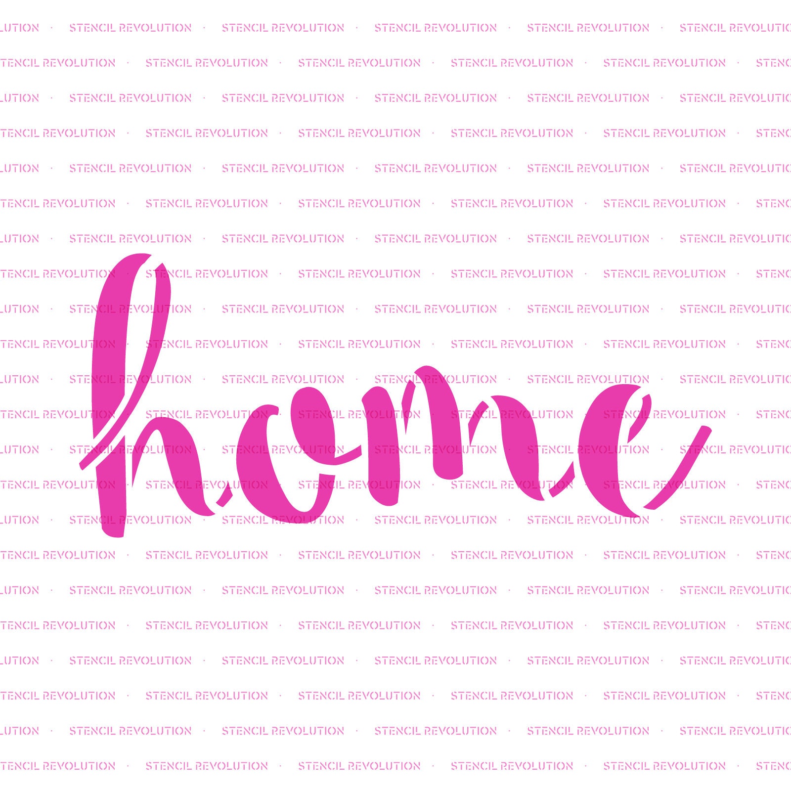 Home Stencil Reusable DIY Craft Stencils of the Word - Etsy