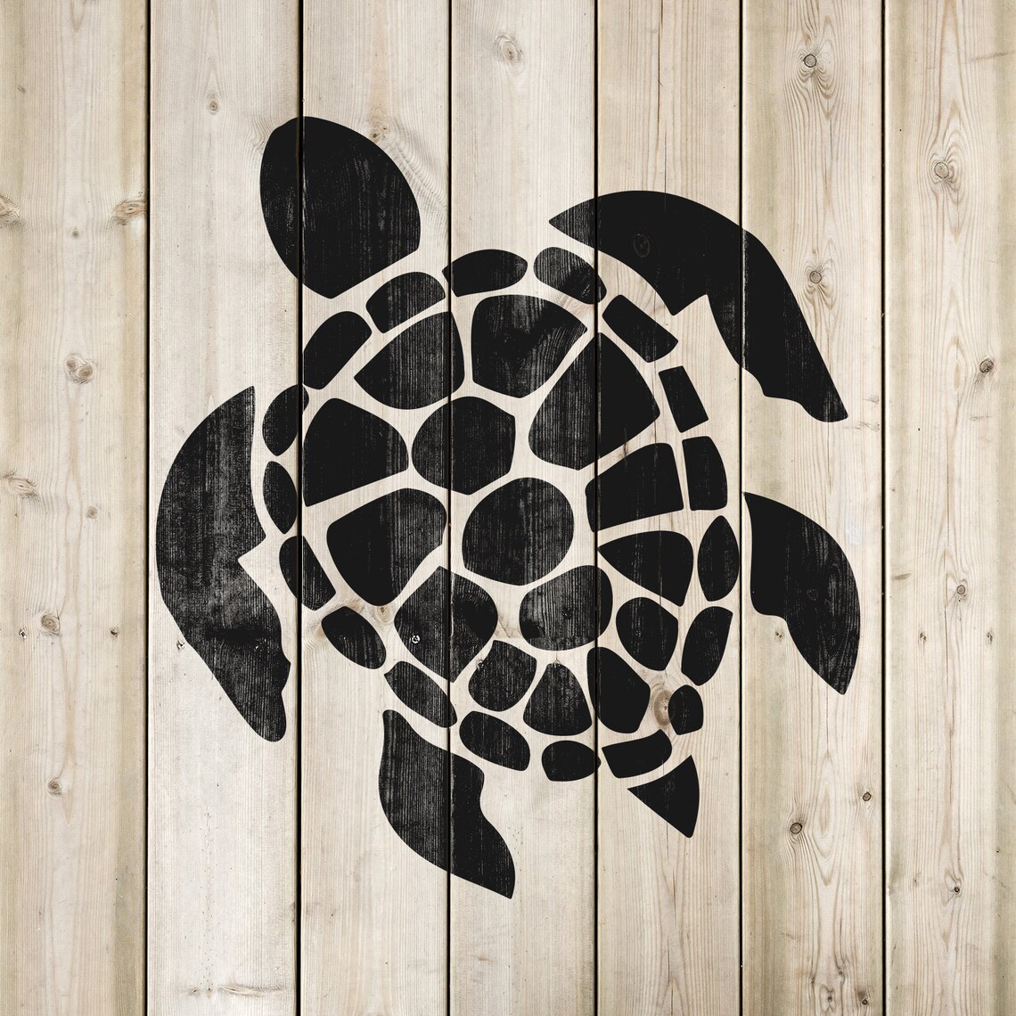 Turtle Stencil - Reusable Turtle Stencil, Stencil of Turtle, Sea Turtle ...