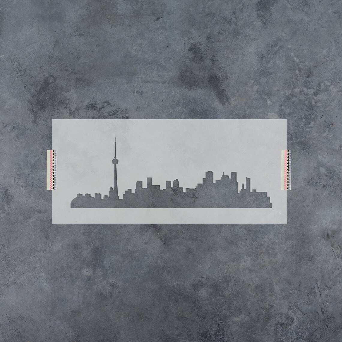 Toronto Skyline Stencil Toronto Stencil Canada Stencil - Etsy