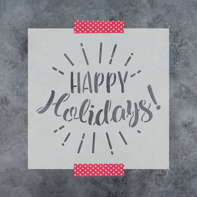 Holiday Stencils - Etsy