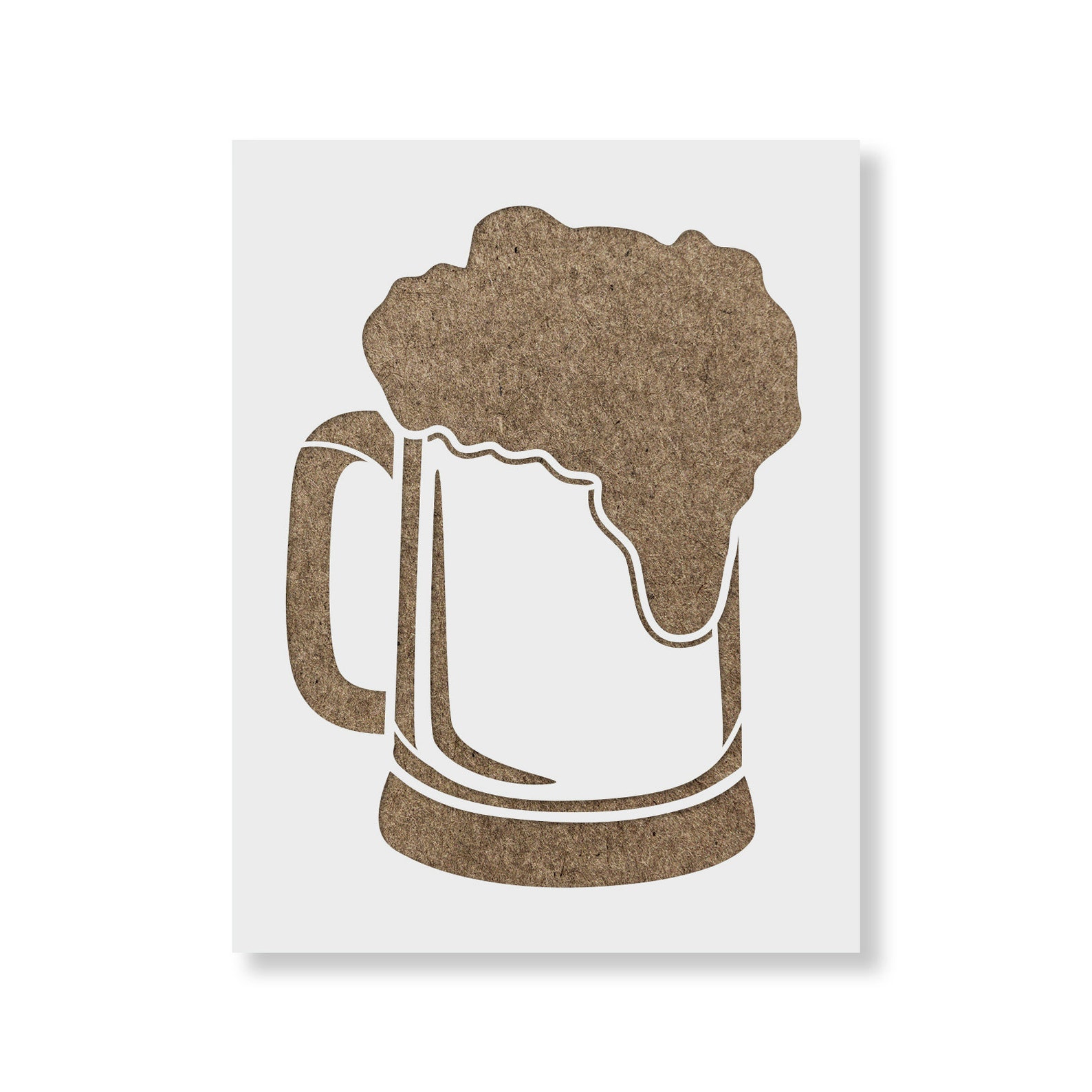 Beer Mug Stencil Reusable Beer Mug Stencils Large Beer Mug Etsy