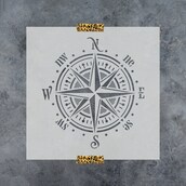 Compass Rose Stencil Reusable Compass Rose Stencils Large - Etsy