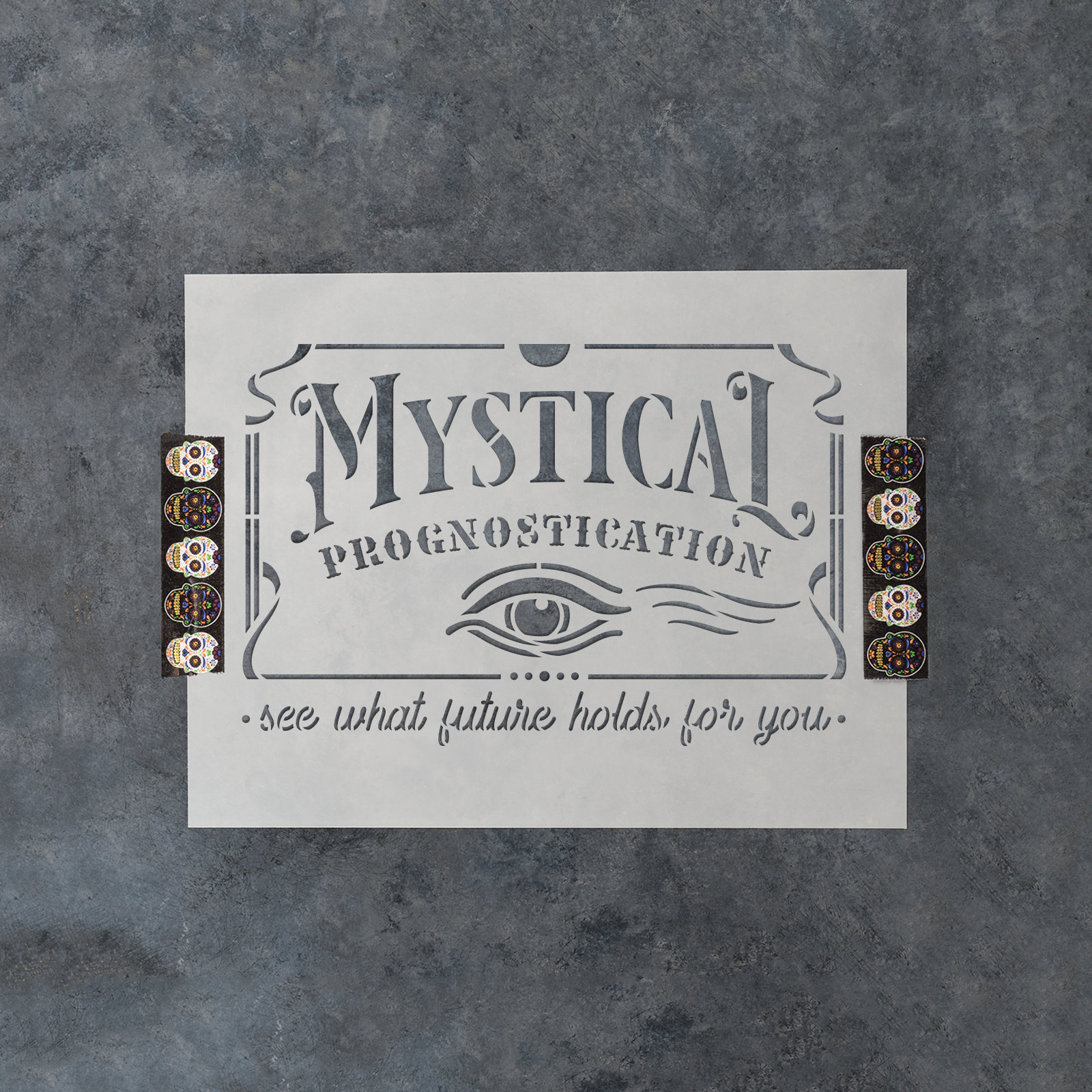 Mystical Future Stencil Mystical Stencils for Crafts - Etsy