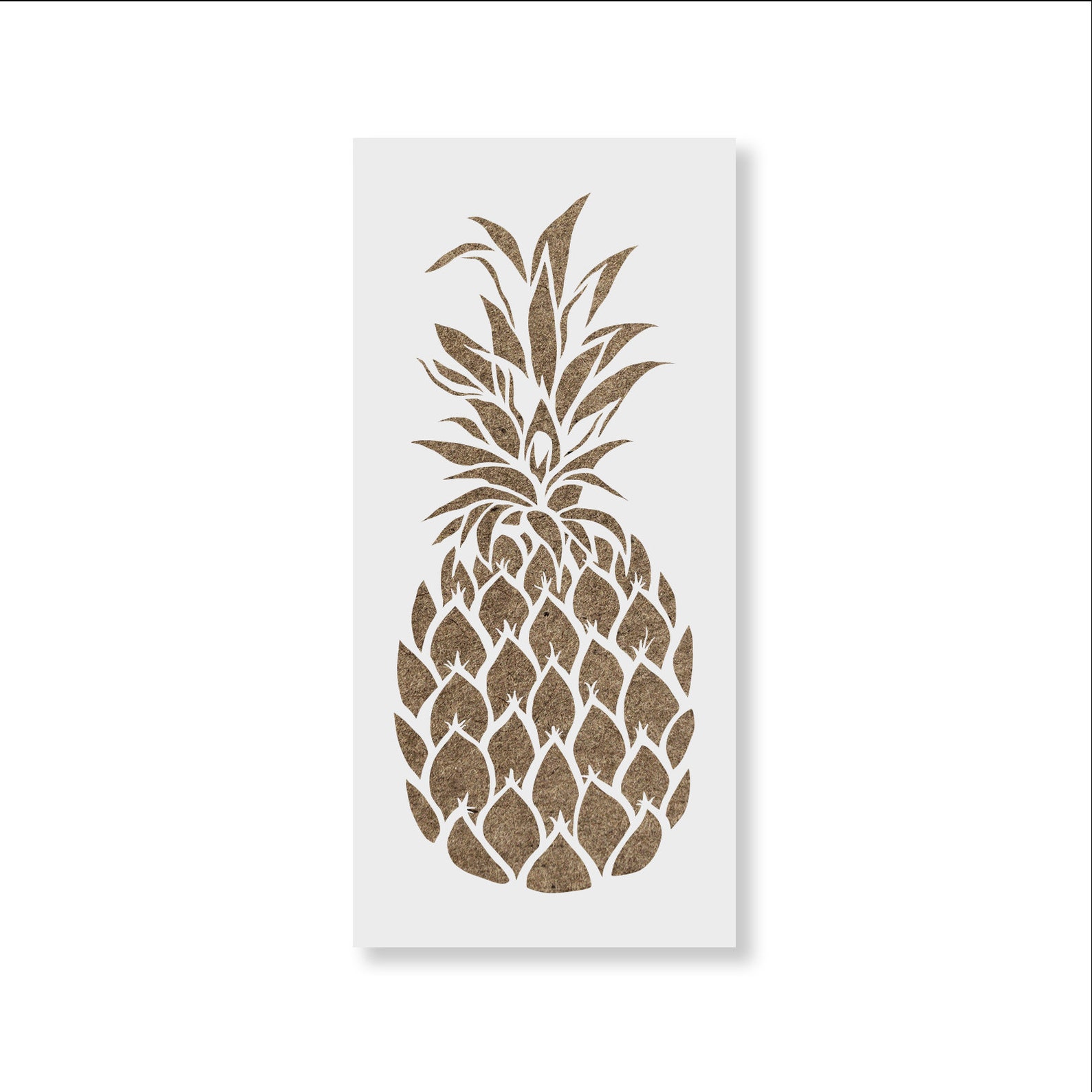 Pineapple Stencil, Large Pineapple Stencils, DIY, Stencil Pineapple ...