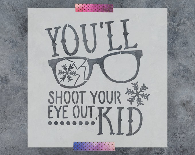 You Serious Clark Christmas Stencil Durable & Reusable Mylar - Etsy