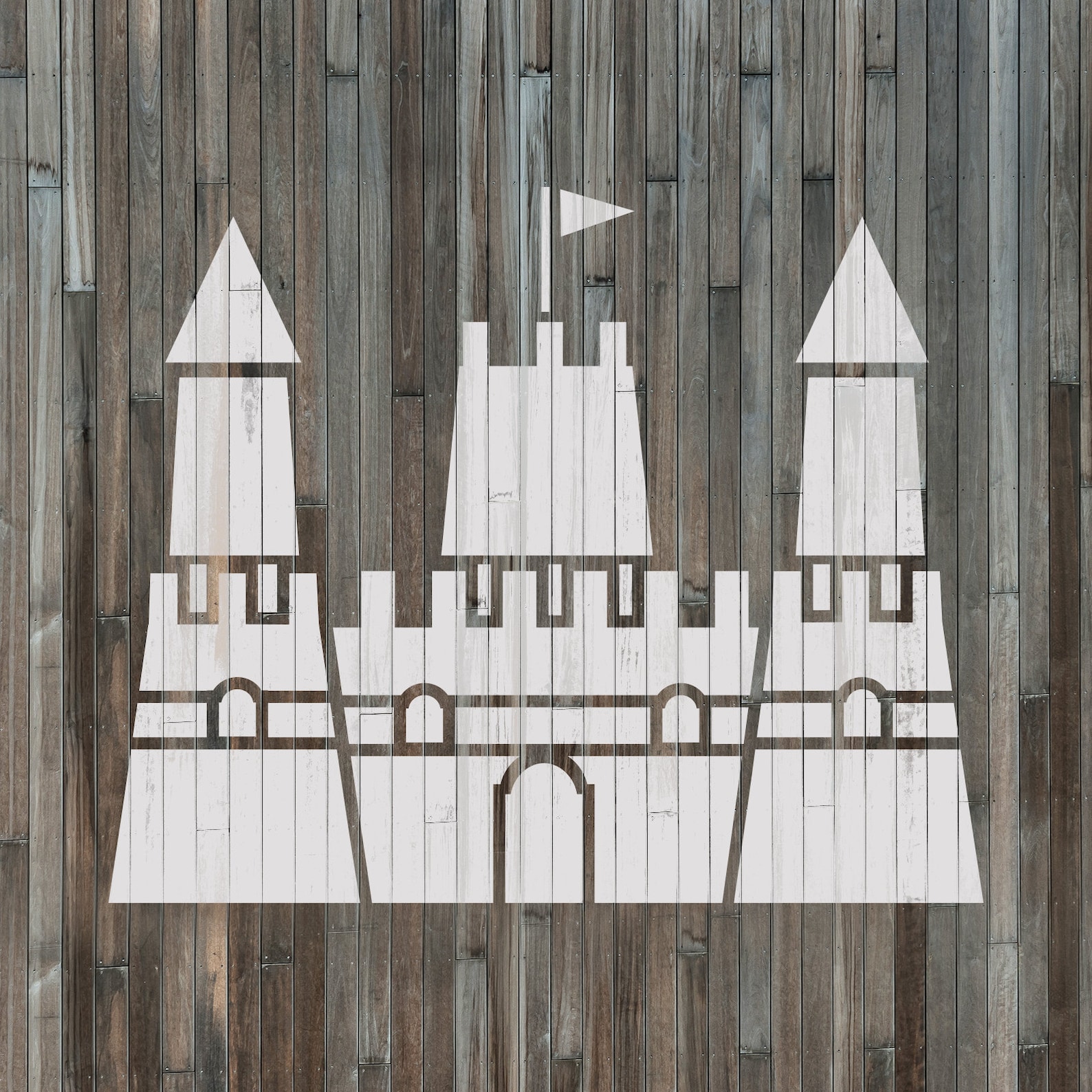 Sand Castle Stencil - Reusable Stencils for Painting - Create DIY Sand ...