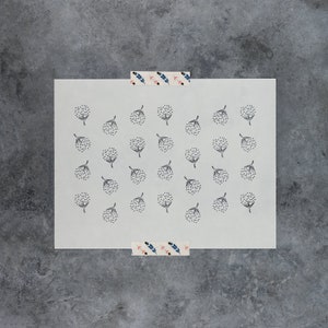 Cotton Pattern Wall Stencil - Wall Stencils, Wall Stencil Ideas ...