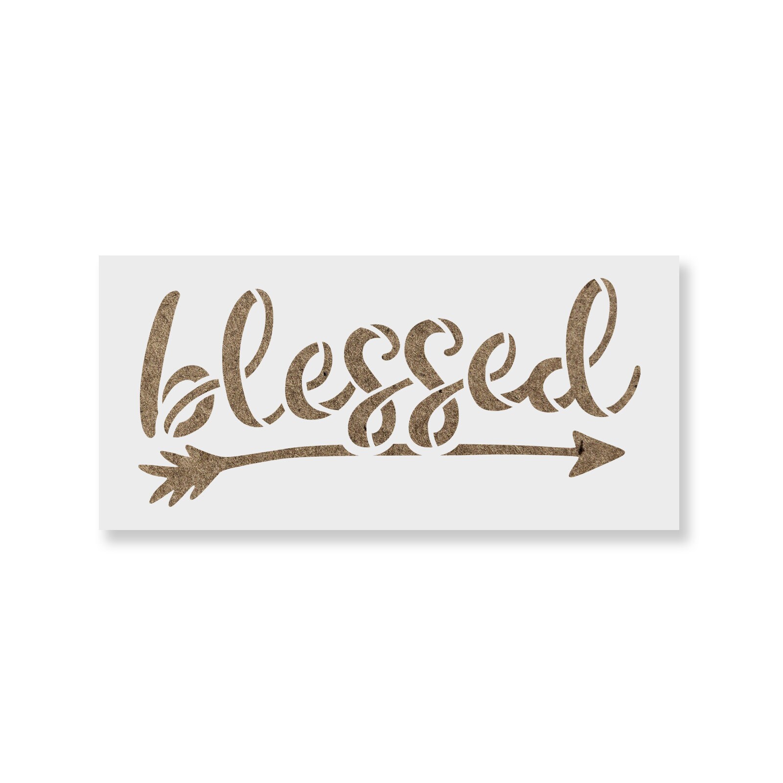 Blessed Arrow Stencil - Stencils of a Blessed Arrow, Craft Stencil ...