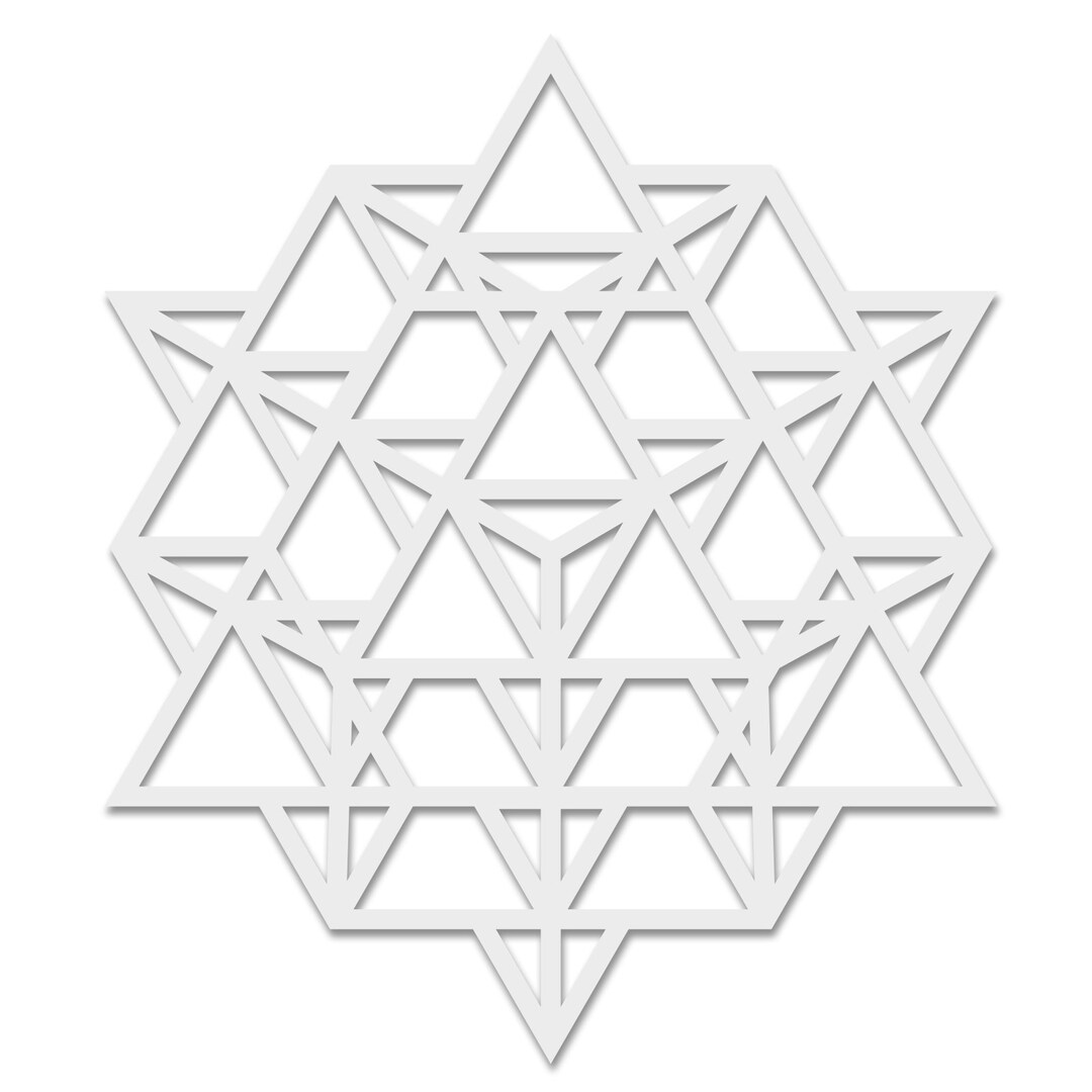 Sacred Geometry Merkaba Stencil - Reusable Sacred Geometry Stencils ...