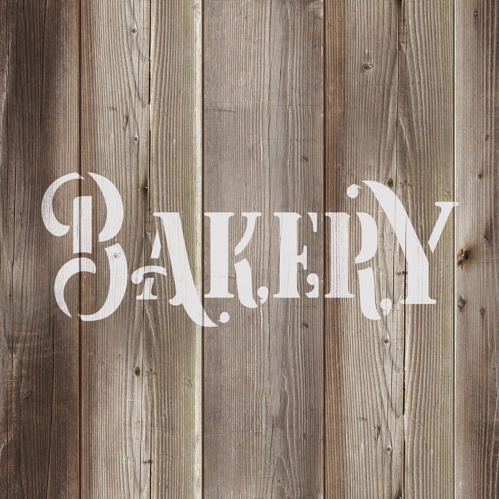 Rustic Bakery Stencil Bakery Stencil Rustic Stencil - Etsy