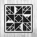 Prairie Star Barn Quilt Stencil - Quilt Stencils for Crafts, Quilt ...