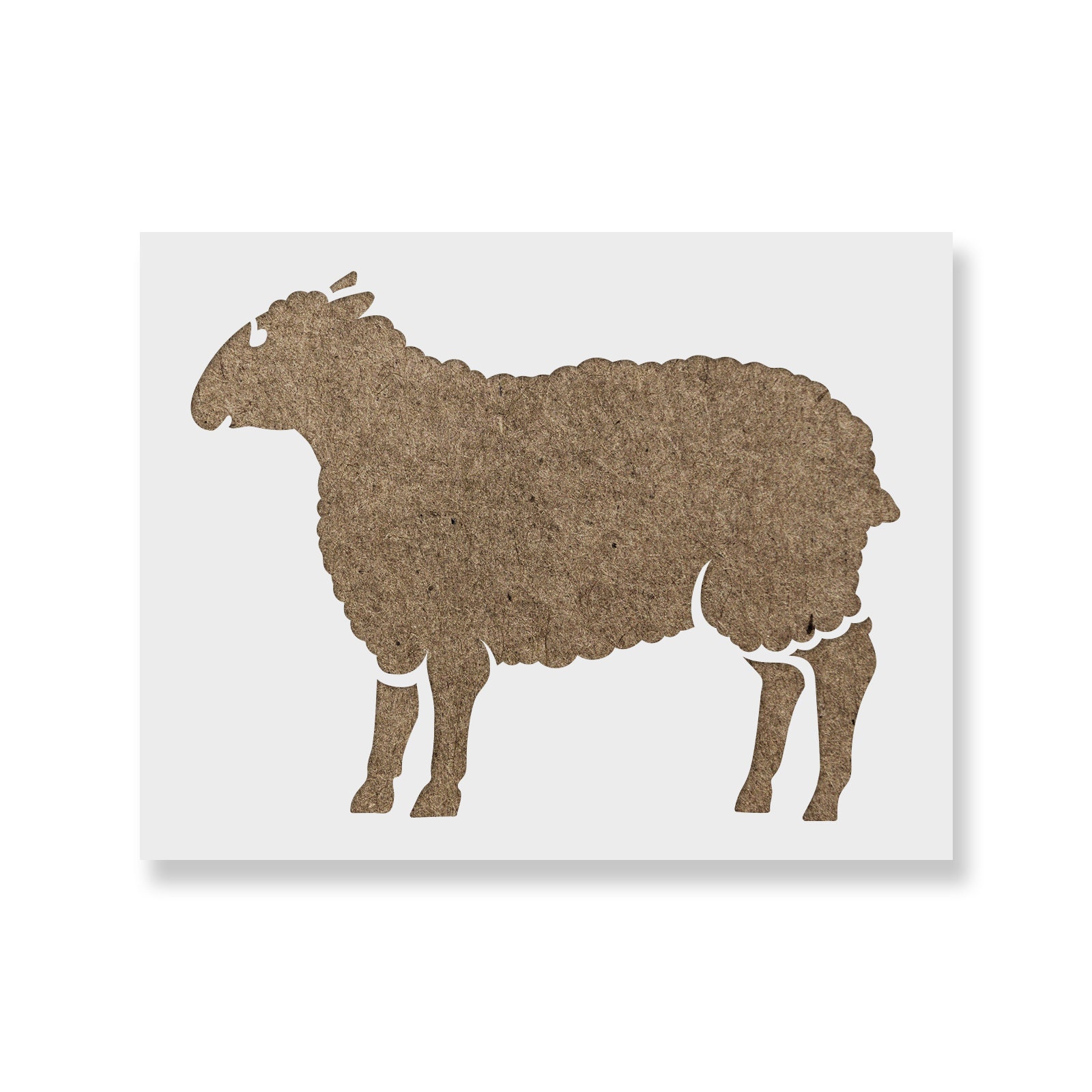 Sheep Stencil Large Sheep Stencils Sheep Stencil Designs - Etsy