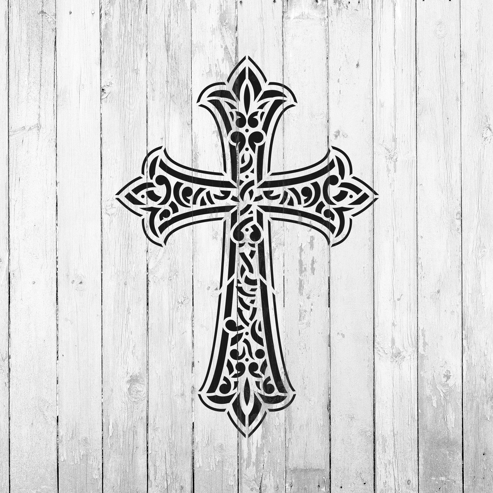 Cross Stencil Reusable Cross Stencils Large Cross Stencil - Etsy