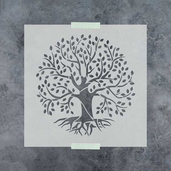 Tree of Life Stencil - Etsy