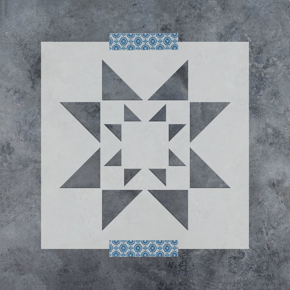 Starburst Quilt Block Stencil Quilting Supply Quliting - Etsy