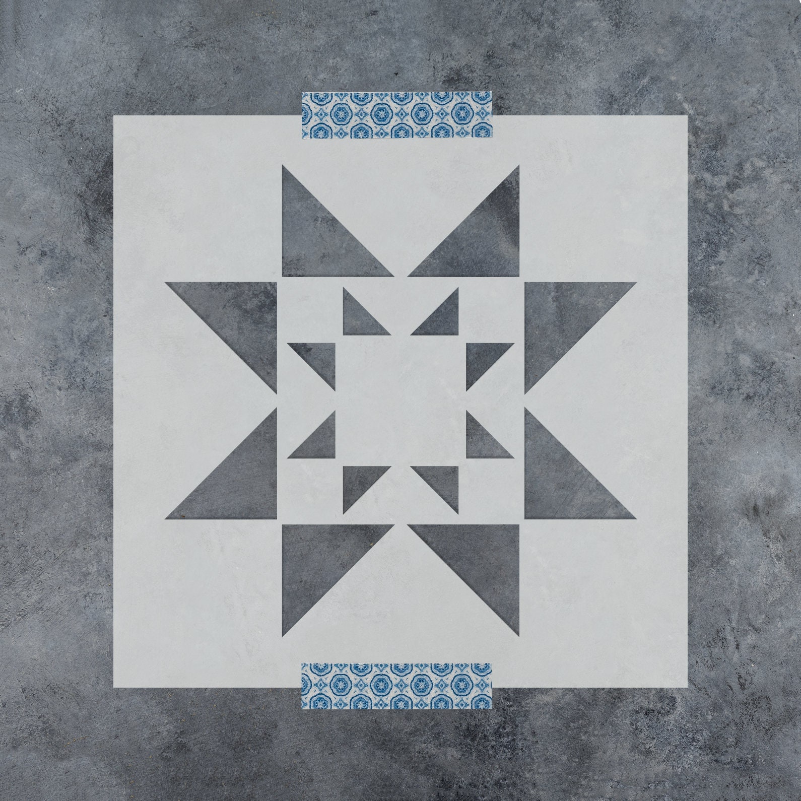 Starburst Quilt Block Stencil Quilting Supply Quliting - Etsy