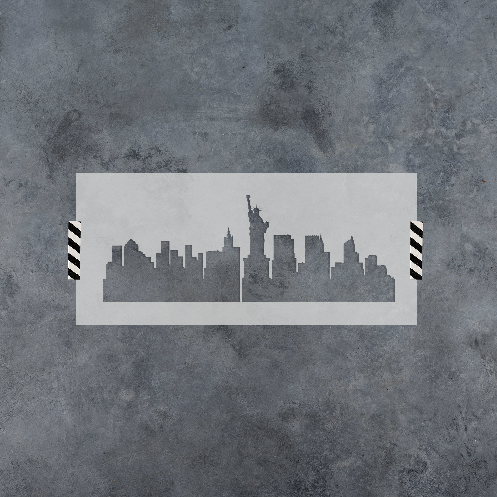 NYC Skyline Stencil for Painting | New York City Buildings and Skyline ...