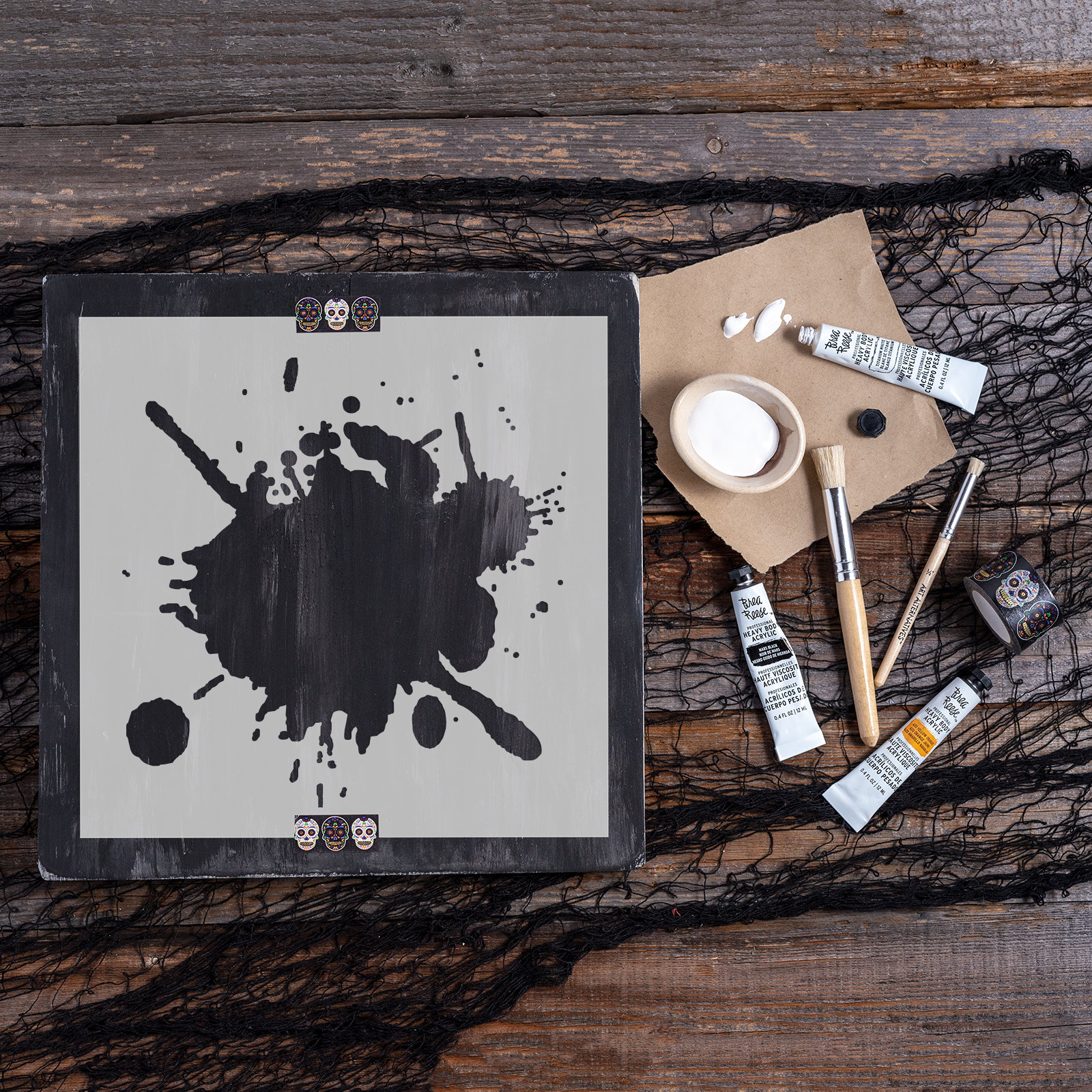 Blood Splatter Stencil Reusable DIY Craft Stencils of a - Etsy