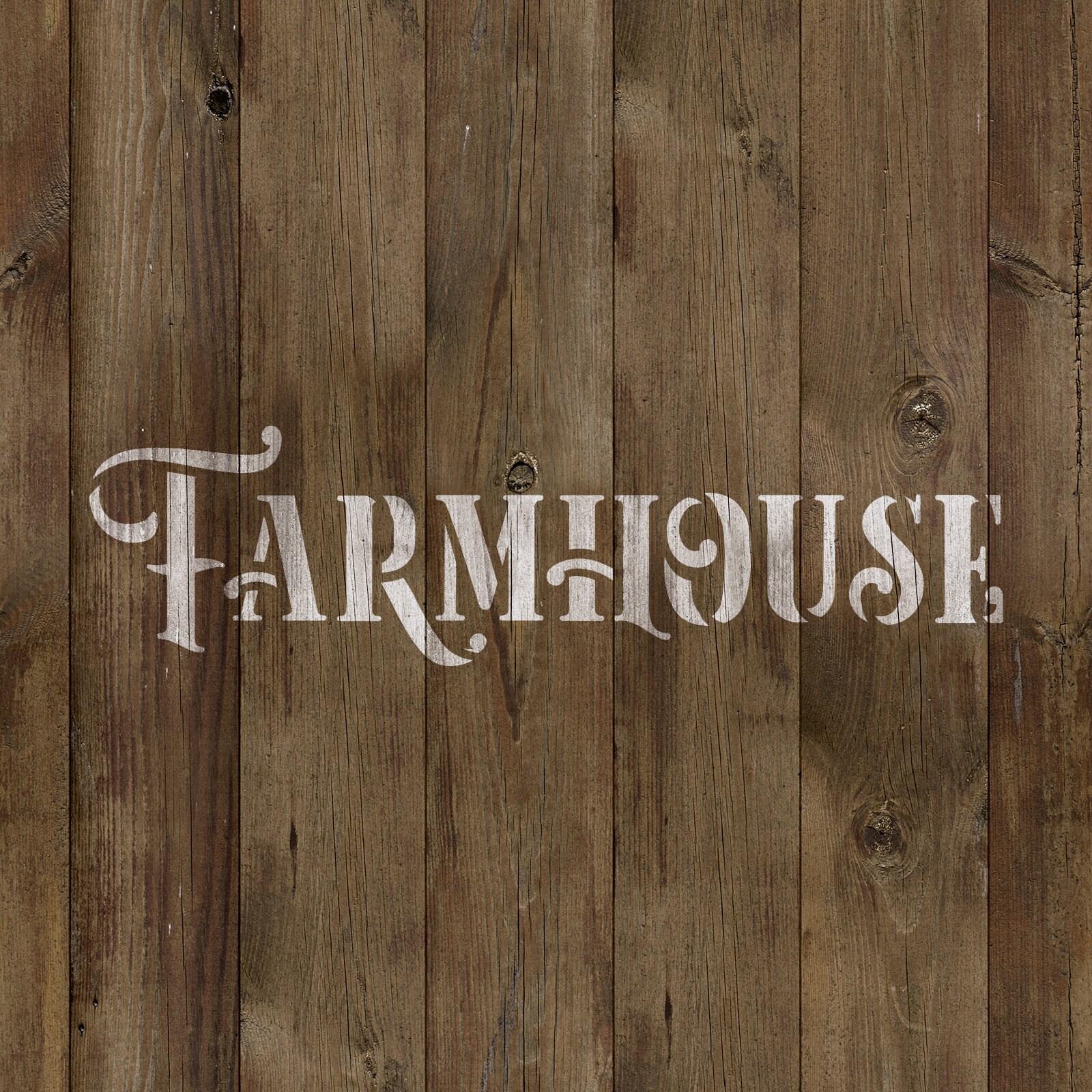 Rustic Farmhouse Stencil Farmhouse Stencils for Signs - Etsy