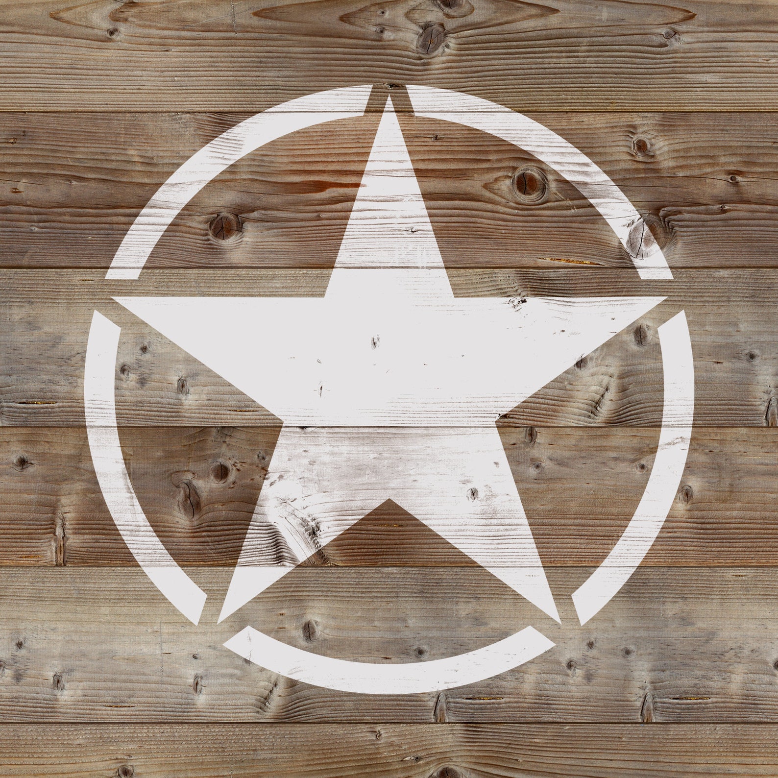 Military Star Stencil for Army Crafts, Soldier Designs, DIY Projects ...
