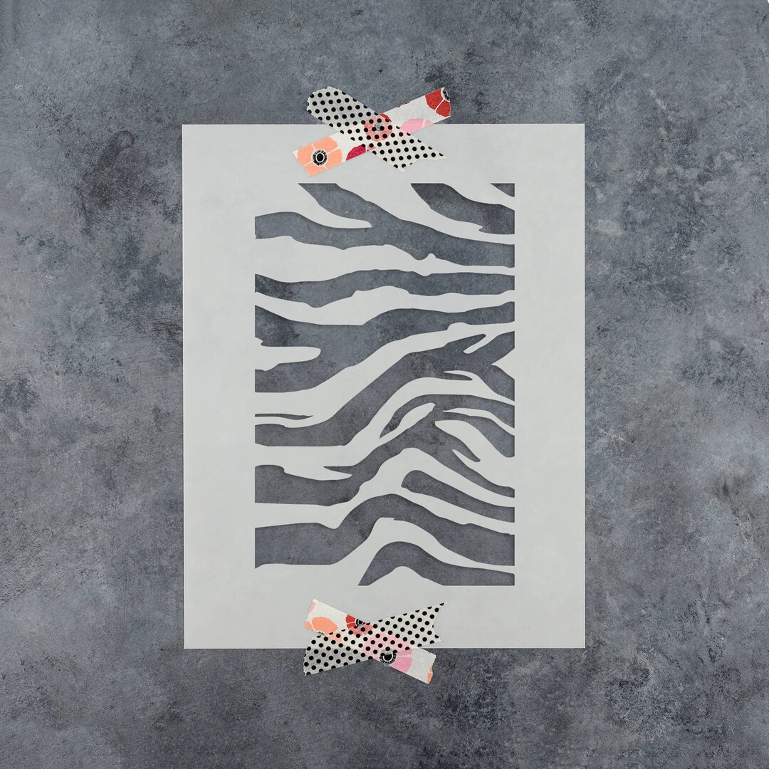 Tiger Stripes Stencil - Stripes Stencil, Tiger Stripe Stencil, Tiger ...